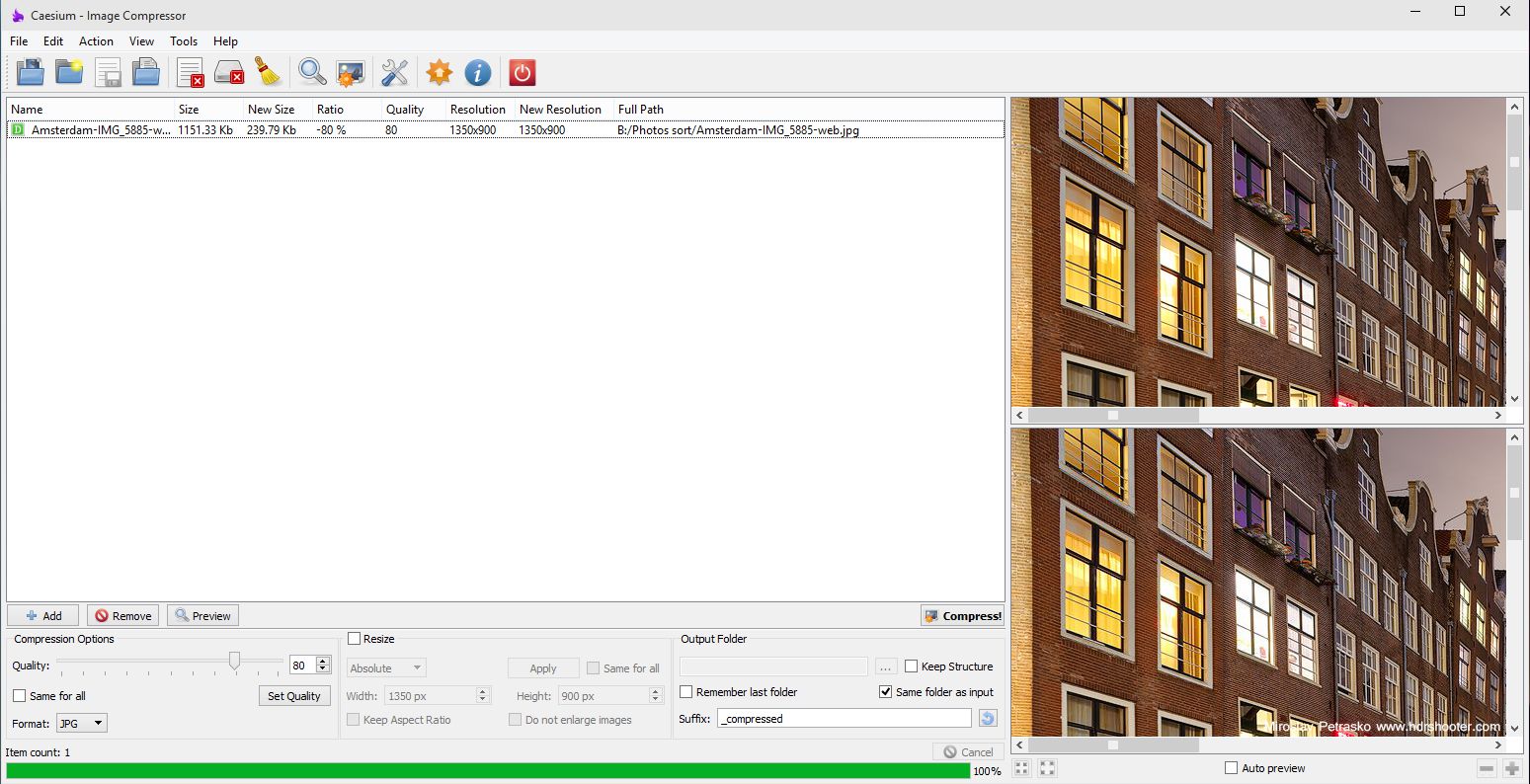 How to quickly compress your photos - HDRshooter