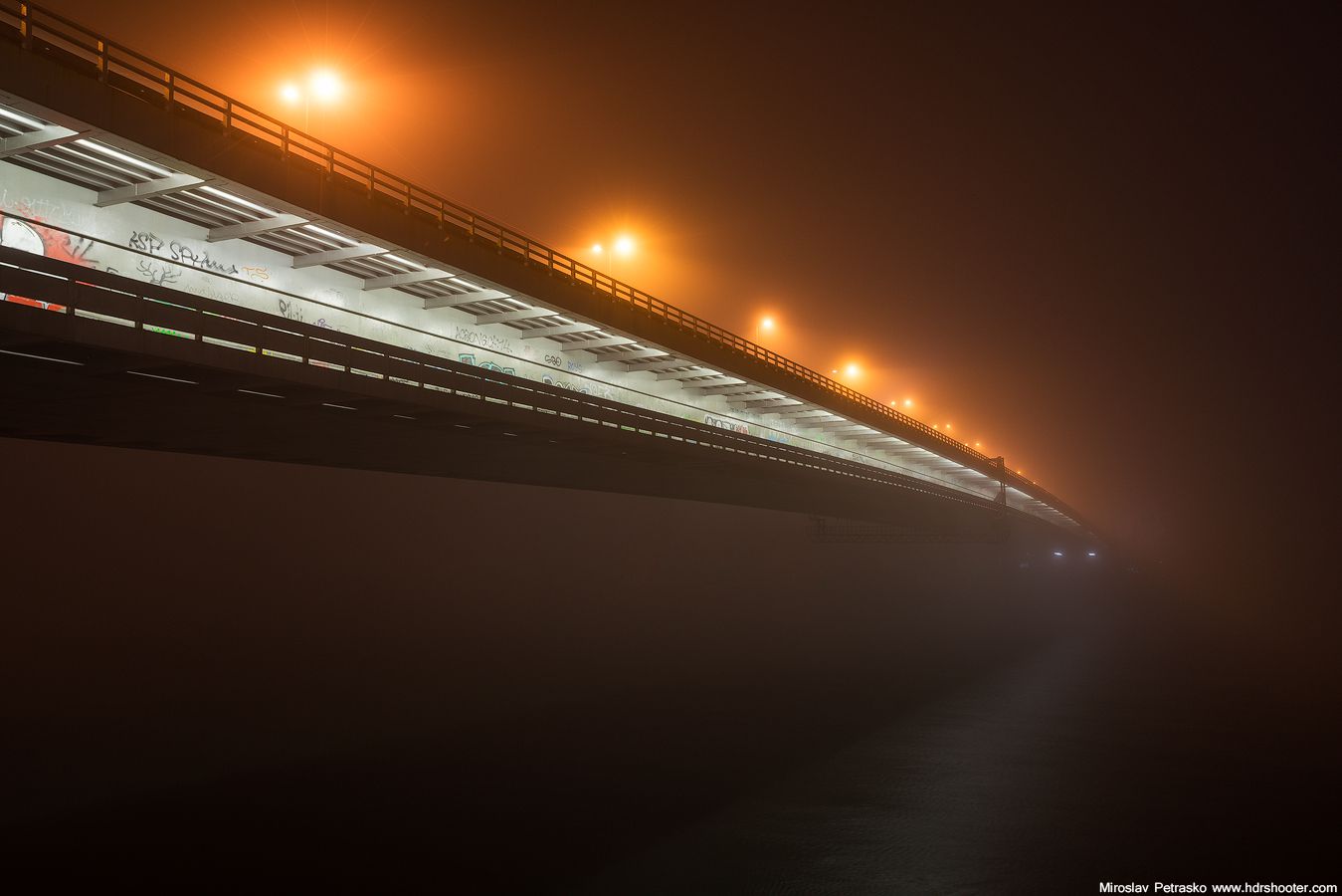 Bridge into the fog - HDRshooter