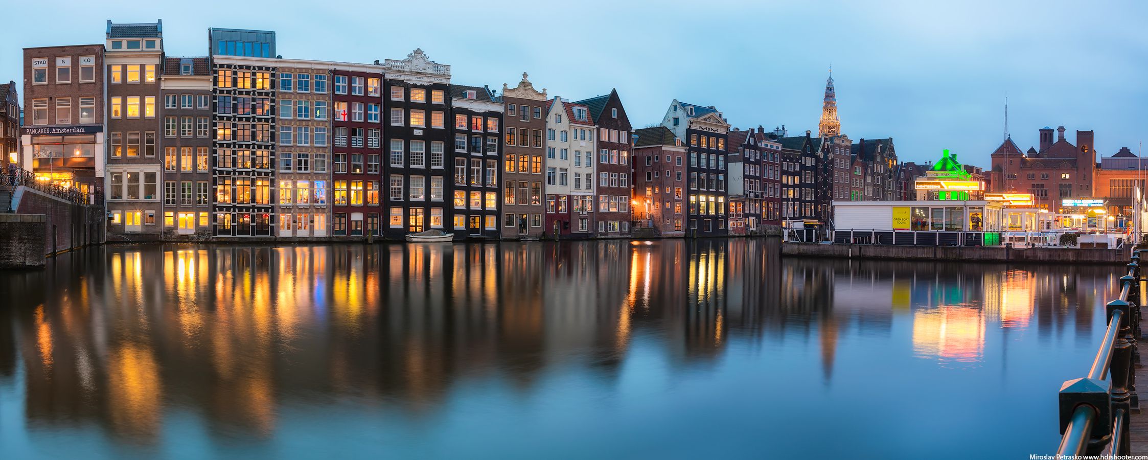 Amsterdam center panorama, Netherlands - HDRshooter