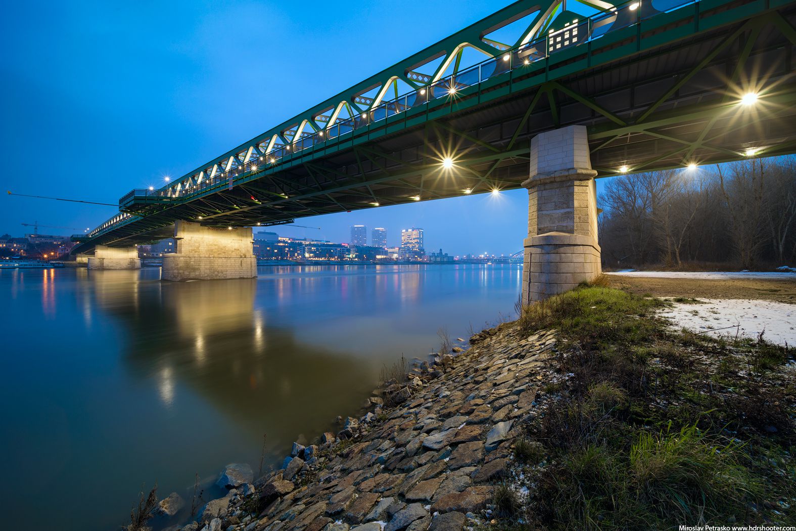 At the Old bridge, Bratislava, Slovakia - HDRshooter
