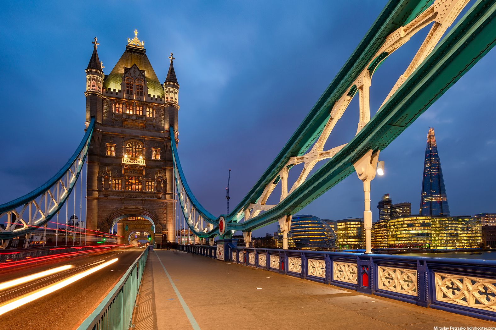 Crossing the Tower bridge, London, UK - HDRshooter