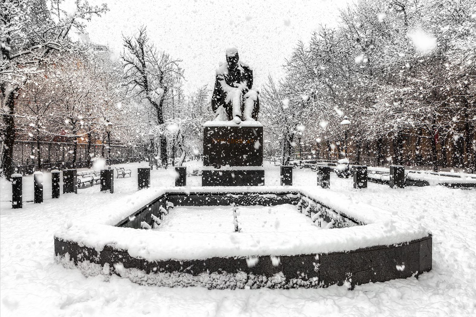 In the snow, Bratislava, Slovakia - HDRshooter