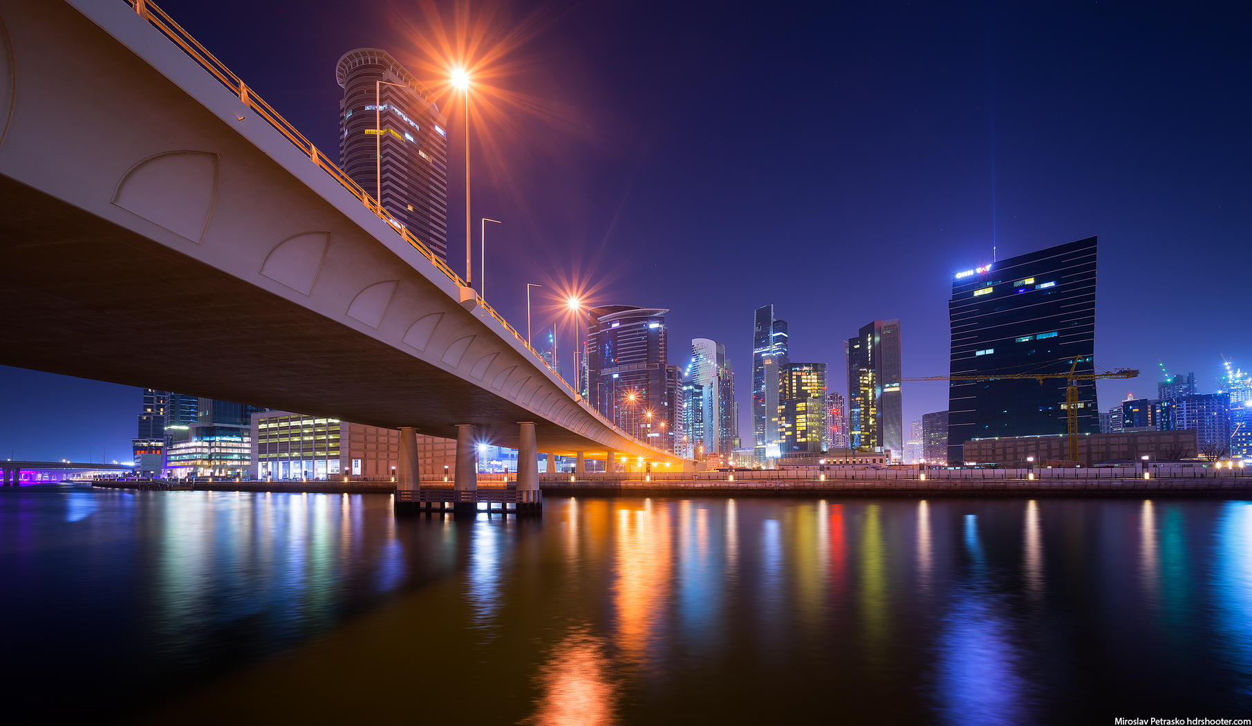 At the edge of Business bay in Dubai - HDRshooter